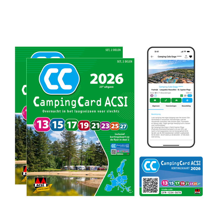 CampingCard ACSI 2026 - Nederlandse editie